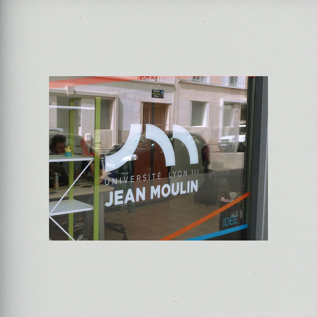 Université Lyon 3 Jean Moulin. Création du logo